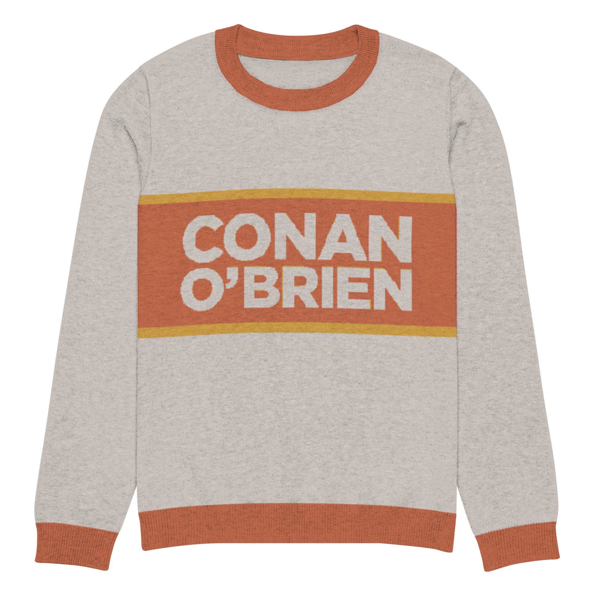 Conan O'Brien Needs A Friend: REAL Knitted OG Sweater | PodSwag